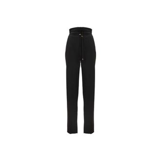 Elisabetta Franchi Straight Hosen - - Trousers - Damen - Schwarzk - L