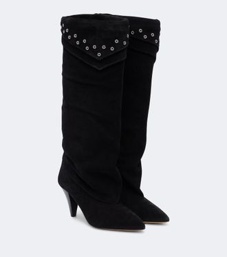 Isabel Marant Bottes Lezra en daim