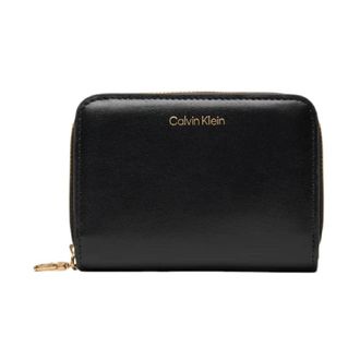 Calvin Klein Medium Flap Zip Wallet - - Accessories - Damen - Schwarzk - ONE SIZE