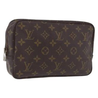 Louis Vuitton Sac pochette en toile Monogram Pre-owned - Femme - Pre-owned - Brun - Taille: ONE Size