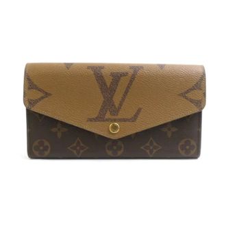 Louis Vuitton Portefeuille en toile Pre-owned - Femme - Pre-owned - Brun - Taille: ONE Size