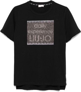 Liu Jo T-Shirt mit Logo - Schwarz