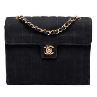 Chanel Pre-owned Gesteppte Crossbody-Tasche aus Nylon - - Pre-owned - Damen - Schwarzk - ONE SIZE