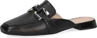 Caprice Damen Loafer ohne Absatz aus Leder Elegant, Schwarz (Black Nappa), 37 EU