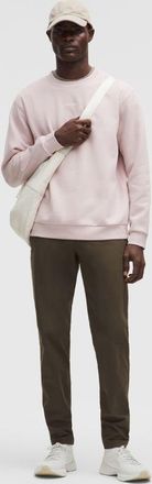 lululemon Pantalon chino ABC coupe slim Warpstreme pour Hommes - 81 cm - Brun/Vert - Taille 28