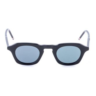 Thom Browne Acetate Oval Sonnenbrillen - - Accessories - Damen - Schwarzk - 39 MM