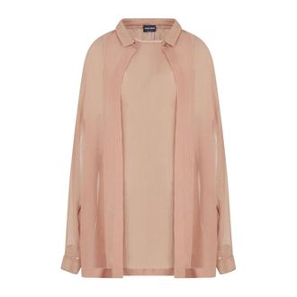 Giorgio Armani Damen, Blusen & Hemden, Rosa, LGr&ouml;&szlig;e