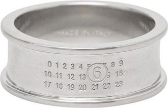 Maison Margiela Bague minimaliste - Femme - Accessoires - Gris - Taille: L
