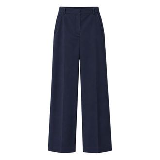 Liviana Conti Pantalon large - Femme - Pantalons - Bleu - Taille: 40 FR