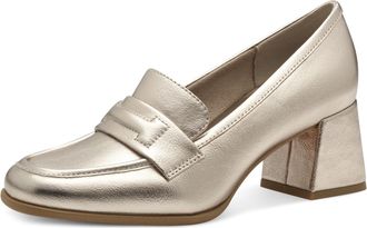 Marco Tozzi Damen Trotteur Elegant Bequem, Beige (Platinum), 40 EU