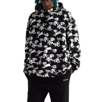 Celine Mens Black Cotton Sweatshirt Clothing