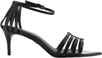 Carrano Carrano, Femme, Chaussures, Noir, Taille: 39 EU Sandale &agrave; talon haut vernie