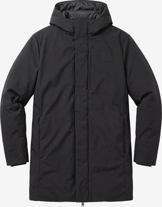 Knowledge Cotton Apparel Herren vegan Parka Softshell Schwarz Jet