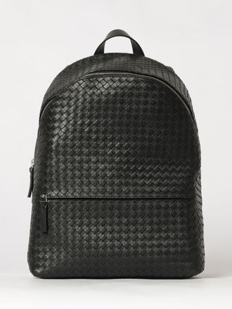 Bottega Veneta Sac &agrave; dos en cuir de veau tress&eacute; avec fermeture zipp&eacute;e