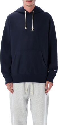 Champion Homme, Sweatshirts et sweats &agrave; capuche, Bleu, Taille: S Sweat &agrave; capuche confortable avec logo brod&eacute;
