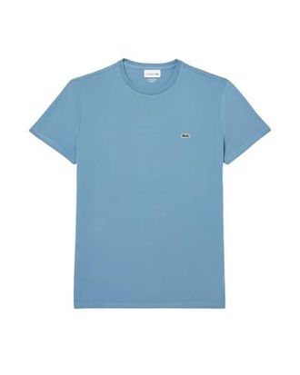 Lacoste T-Shirt Homme en Coton Pima TH6709 3617073918223 - Bleu 3XL