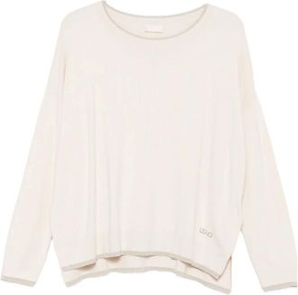 Liu Jo Damen, Strickwaren, Beige, LGr&ouml;&szlig;e