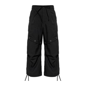 Yohji Yamamoto Damen, Hosen, Schwarzk, SGr&ouml;&szlig;e
