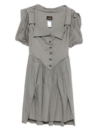Vivienne Westwood robe à manches bouffantes (années 2010) - Gris