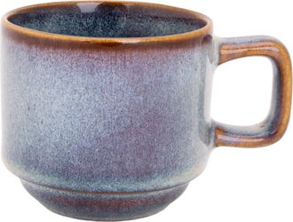 Cosy & Trendy Tassen, Steingut, Jade, Indigo, 360 ml, 6 St&uuml;ck