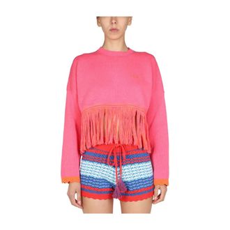 Gallo Rundhals-Strickwege - - Knitwear - Damen - Rosa - L