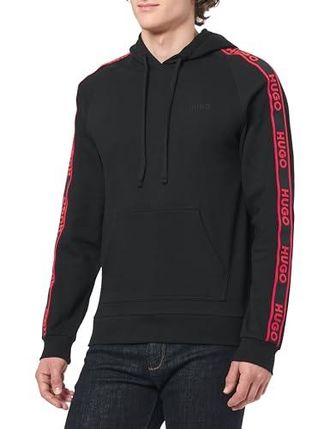 HUGO BOSS Hugo Liam Hoodie 10271462 01 Sweat-Shirt Lounww, Noir, M Homme