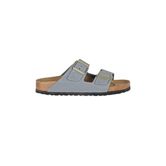 Birkenstock Femme, Chaussures, Gris, Taille: 38 EU Sandale en daim avec brides ajustables