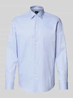 HUGO BOSS Regular Fit Businesshemd aus Baumwoll-Mix Modell JOE