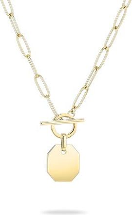 Liebeskind Liebeskind Collier Berlin de 45 cm en acier inoxydable avec fermoir en T, 45 cm, Acier inoxydable, Pas de gemme