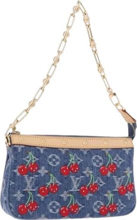 Louis Vuitton Pochette daccessoires Pre-owned - Femme - Pre-owned - Bleu - Taille: ONE Size