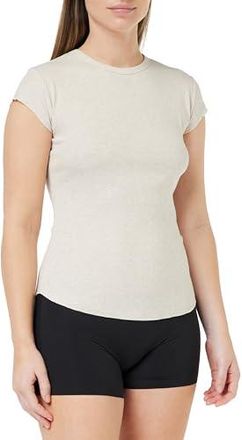 sloggi GO Ribbed T-Shirt Femme, GREY COMBINATION, XS