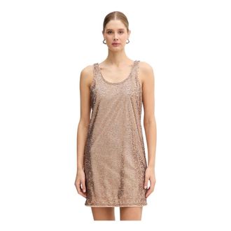 A|X Armani Exchange Verziertes Minikleid - - Dresses - Damen - Braun - XS