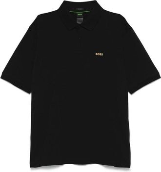 HUGO BOSS Homme, Tops, Noir, Taille: 5XL Pull Polo en Coton C&ocirc;tel&eacute;