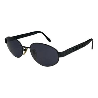 Fendi Pre-owned Vintage Metall Sonnenbrille - - Pre-owned - Damen - Schwarzk - ONE SIZE