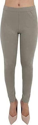 JOPHY & CO. Legging long pour femme en coton élastique (cod. 6015), beige, 6X-Large