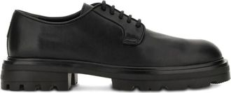 Hogan Homme, Chaussures, Noir, Taille: 41 1/2 EU H673 Derby en cuir lisse