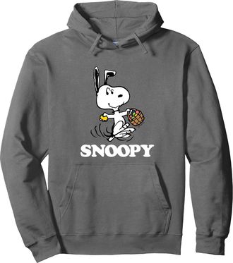 Peanuts Easter Snoopy Basket Pullover Hoodie