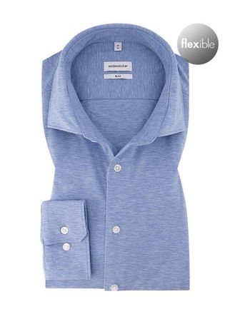 Seidensticker Seidensticker Herren Hemd blau Slim Fit