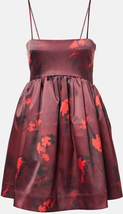 Ganni Minikleid aus Satin