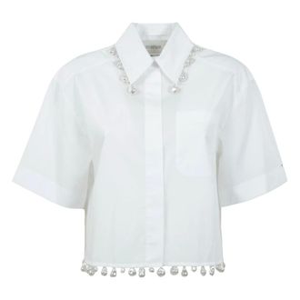 Sportmax Damen, Blusen & Hemden, Wei&szlig;, MGr&ouml;&szlig;e