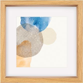 Walther Design Bilderrahmen Shape 3D FSC-Holzrahmen 40x40 cm, Eiche, HNX440E