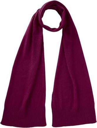 Benetton Sciarpa in Maglia 1002du01e &eacute;charpe Foulard, Aubergine, Taille Unique Femmes