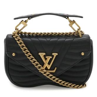 Louis Vuitton Pre-owned New Wave Chain Bag PM Leather - - Pre-owned - Damen - Schwarzk - ONE SIZE