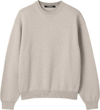 Jacquemus Pull Col Rond - Beige