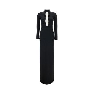 Elisabetta Franchi Damen, Kleider, Schwarzk, XSGr&ouml;&szlig;e