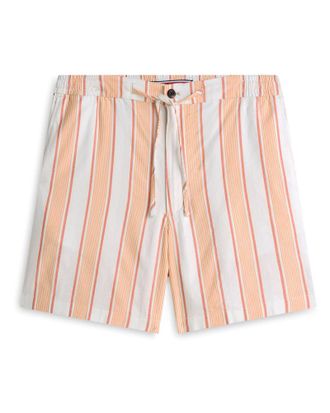 Tommy Hilfiger Sommerliche baumwoll-Shorts mit Streifen und Netzstruktur in