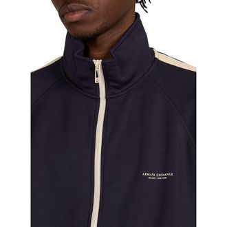 A|X Armani Exchange Veste l&eacute;g&eacute;re &agrave; col montant &agrave; logo