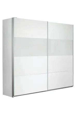 CARRYHOME Schwebet&uuml;renschrank, Wei&szlig;, Holzwerkstoff, 3 F&auml;cher, 226x210x62 cm, Blauer Engel, Goldenes M, Made in Germany, Typenauswahl, in verschiedenen Gr&ouml;&szlig;en er