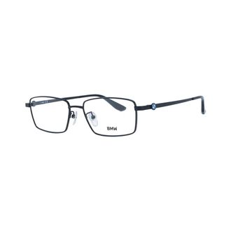 BMW Schwarze Rechteckige Metallbrille Unisex - - Accessories - Herren - Schwarzk - ONE SIZE