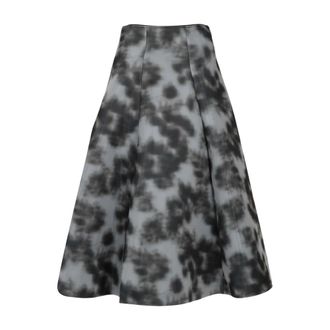 Philosophy di Lorenzo Serafini Neopren Aquarell Motiv Rock - - Skirts - Damen - Grau - S